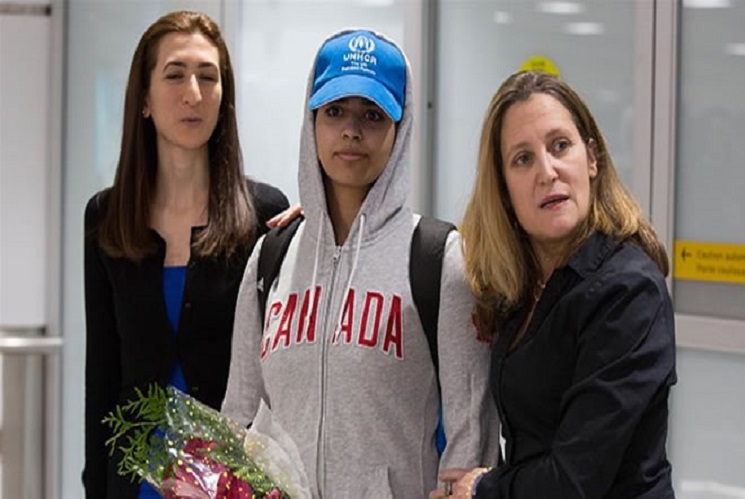Young Saudi woman arrives in Toronto following global Twitter campaign ...