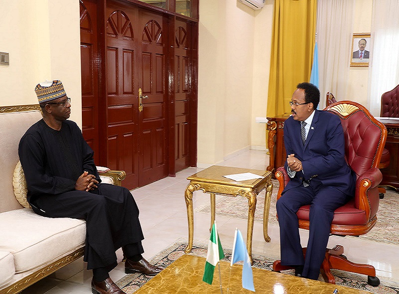 Somalia president receives credentials of new ambassadors - Somali Times