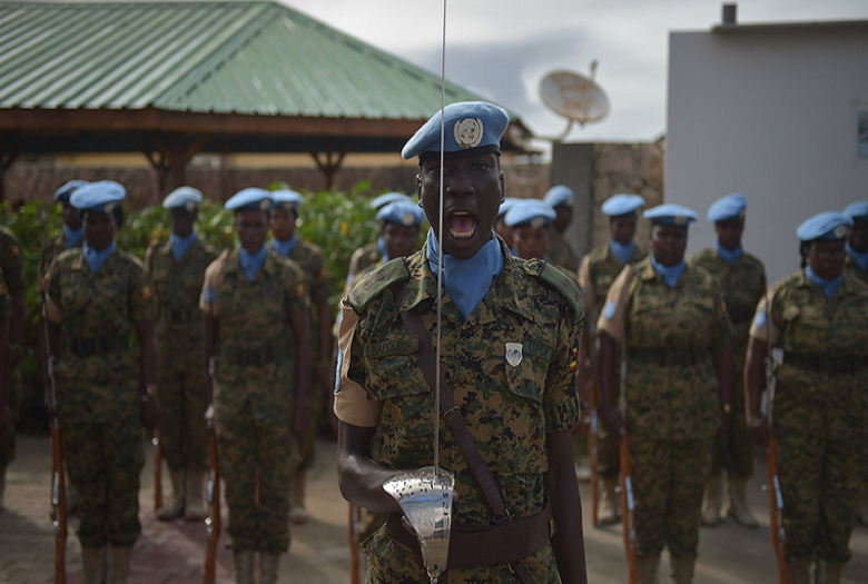 500 Ugandan soldiers attached to the UN Guard Unit in Somalia return ...