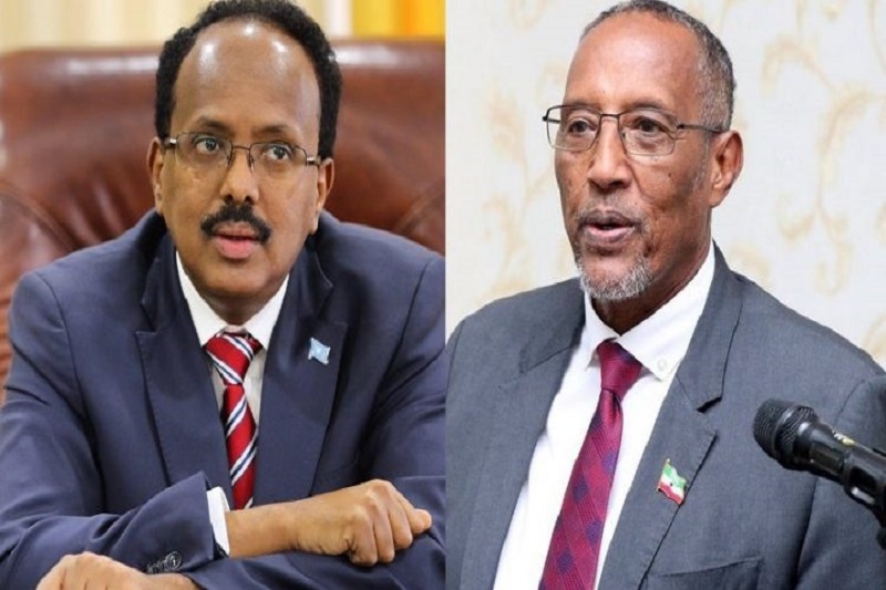 President Farmajo meets President Muse Bihi in Addis Ababa - Somali Times