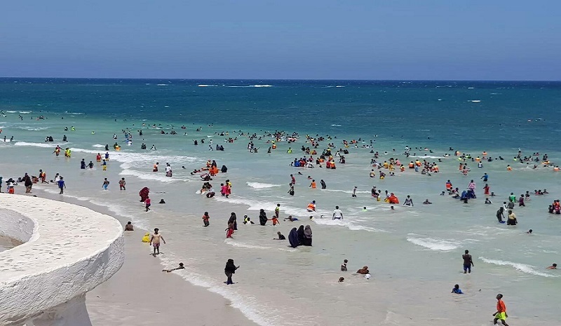 Somali government banned Lido Beach for Coronavirus prevention - Somali ...