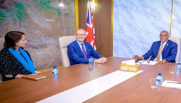 UK Ambassador to Somalia discussed warlord Muse Bihi Las Anod war and ...