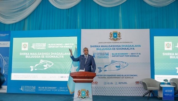 Somalia's prime minister opened the Blue Economy Investment in ...